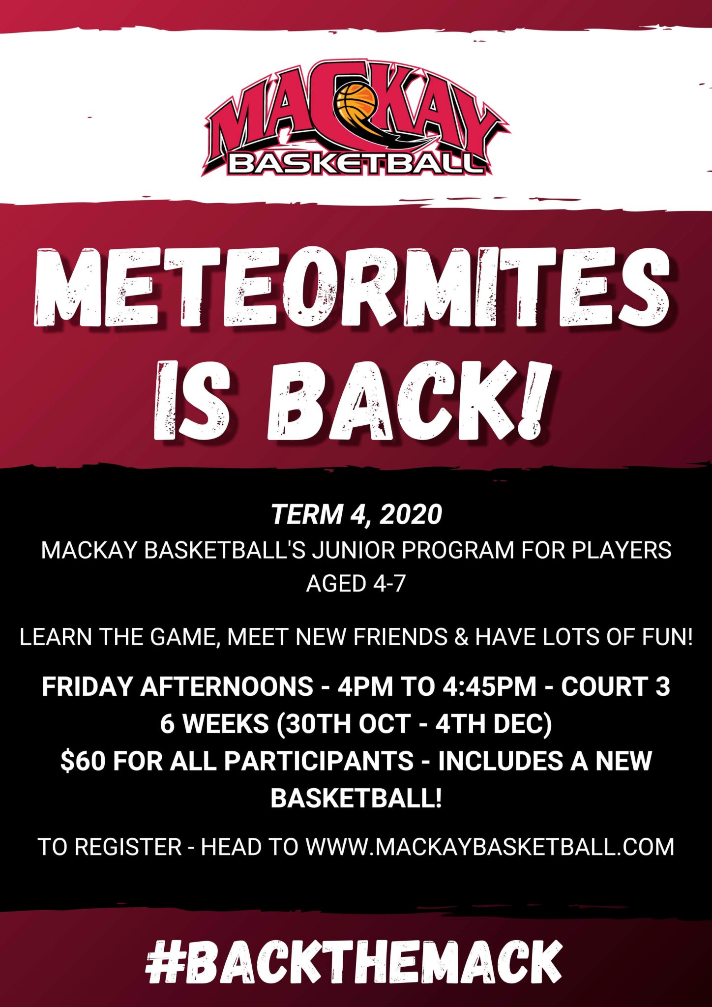 Meteormites Is Back! - Mackay Basketball