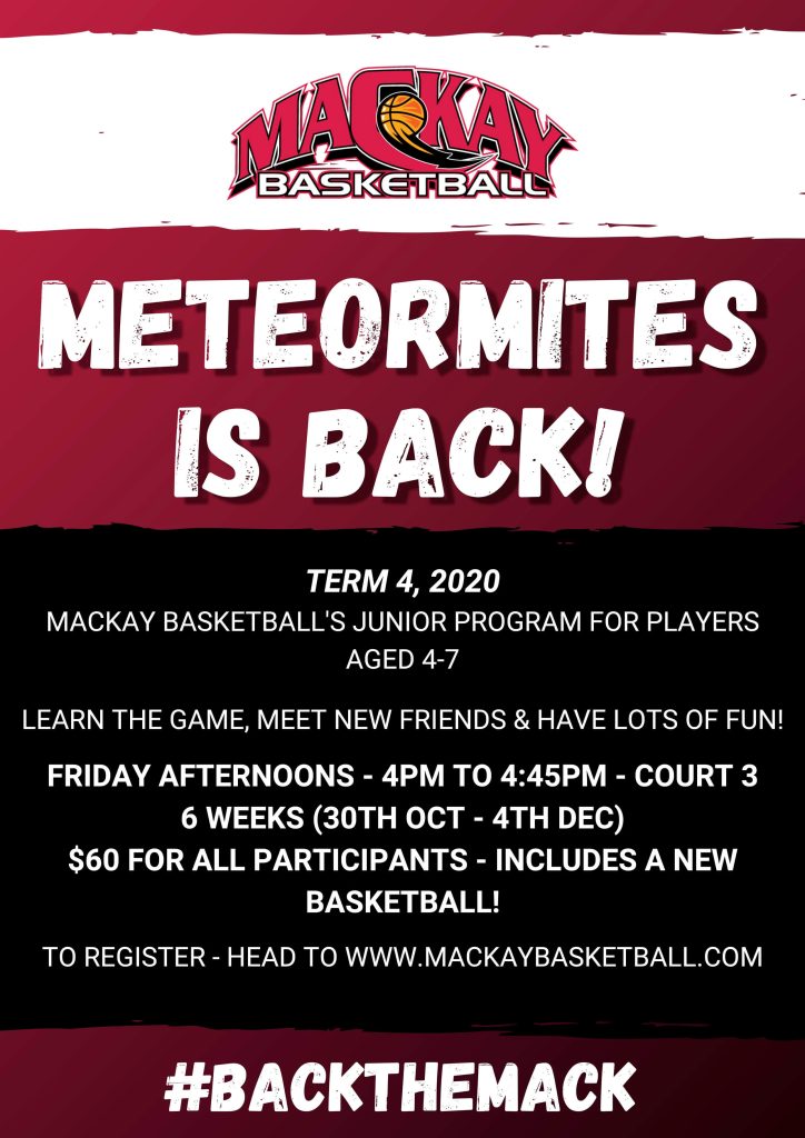 Meteormites Is Back! - Mackay Basketball